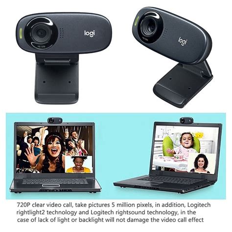 C Logitech Webcamera Web Laptop Webcam Camera Video Hd P Computers Tech Parts
