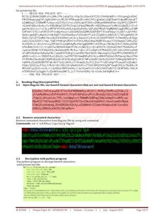 A Study Of Rsa Algorithm In Cryptography Pdf