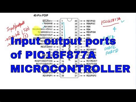 How To Use Input Output Ports Of Pic Microcontroller YouTube