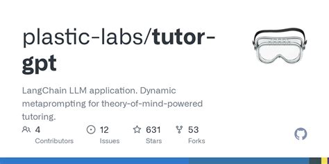 Github Plastic Labstutor Gpt Langchain Llm Application Dynamic
