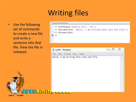 Matlab Text Files Pptx