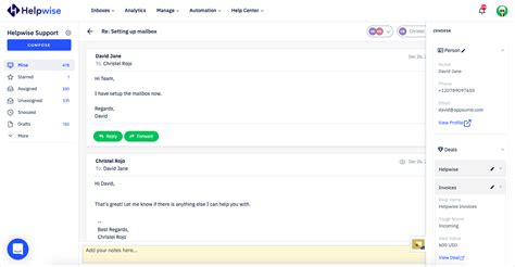 Shared Mailbox Zendesk Integration Helpwise Product Updates