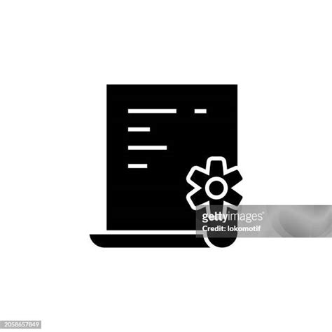 Automated Document Solid Icon This Flat Icon Is Suitable For