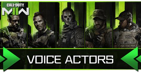 List of Voice Actors and Cast | Modern Warfare 2 (MW2)｜Game8