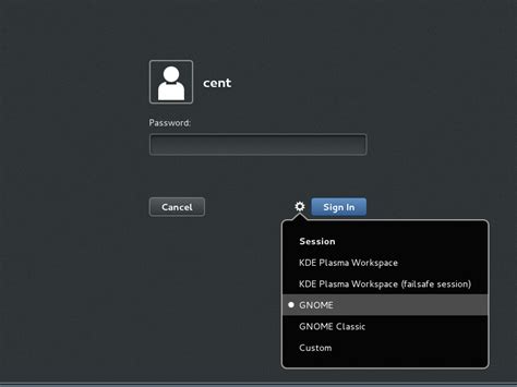 centos 7 use gnome shell server world