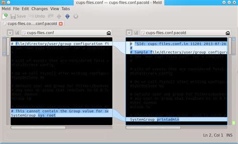 Configuration How Can I Make Text In Meld Readable Unix And Linux