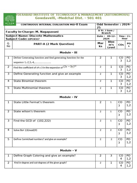 dms mid2 qb 2 pdf pdf mathematical relations mathematical concepts