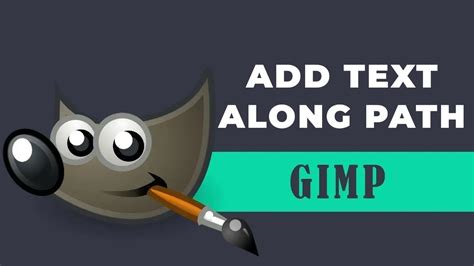 How To Add Text Along Path In Gimp Youtube