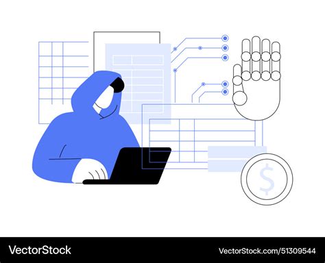 Ai Powered Fraud Detection Abstract Concept Vector Image