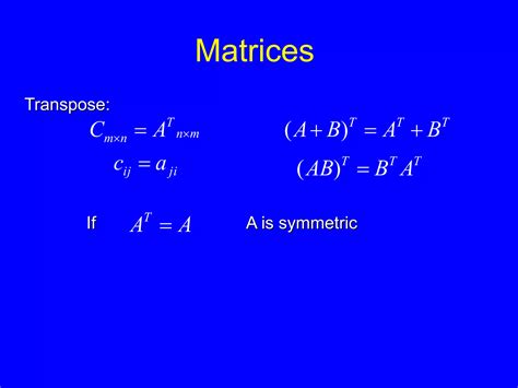 Matlab Tutorial And Linear Algebra Reviewppt