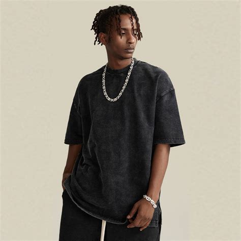 mens vintage baggy loose fit t-shirt – Lezhou Garment