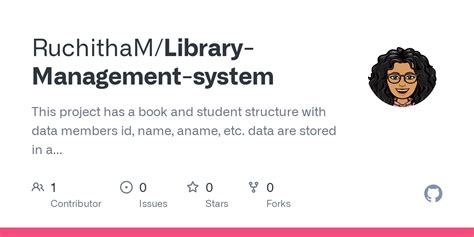 GitHub RuchithaM Library Management System This Project Has A Book And Student Structure With