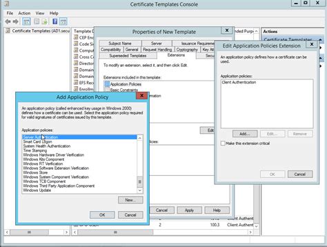 Server 2012 Configuration Certificate Templates — Networking Fun