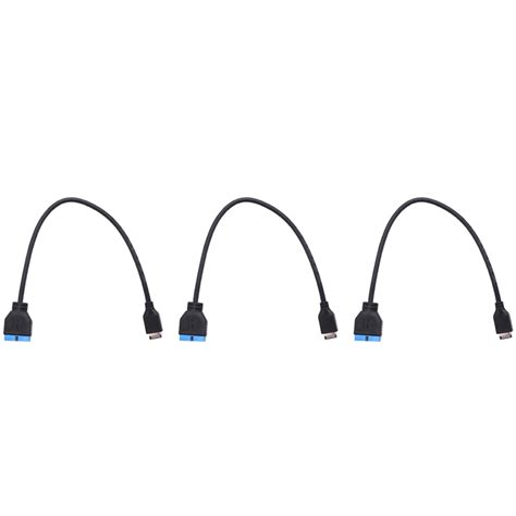 X Usb Front Panel Header To Usb Pin Header Extension Cable For Motherboard Cm