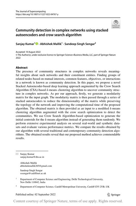 community detection in complex networks using stacked autoencoders and