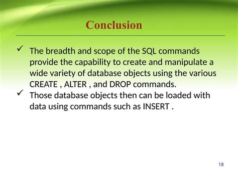 Structure Query Language With Database Management Ppt