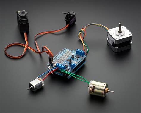 Adafruit Motor Stepper Servo Shield For Arduino V Kit V ID Adafruit Industries