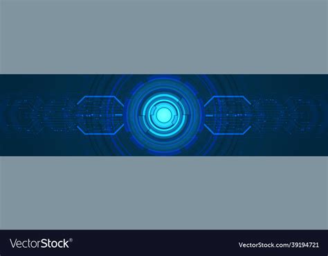 Abstract Overlap Circle Digital Background Smart Vector Image