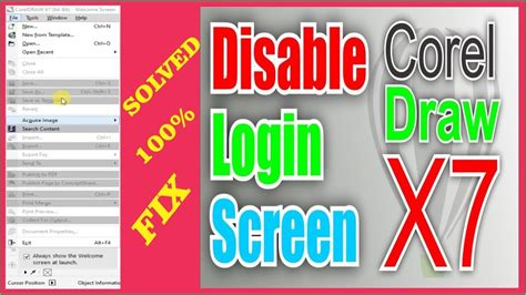 How To Fixed CorelDraw Email Verification And Login Can T Save Export Print Paste New Way