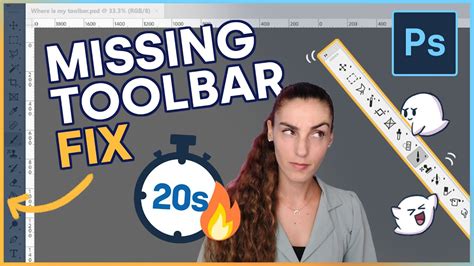 Missing Toolbar Photoshop How To Fix Tools Quick Youtube