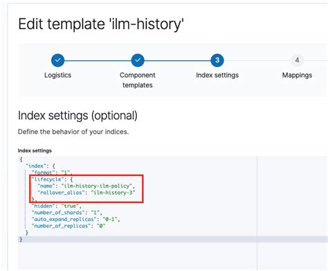 Unable To Add Ilm Policy To New Index Template Only Legacy Templates Are Listed · Issue 81330