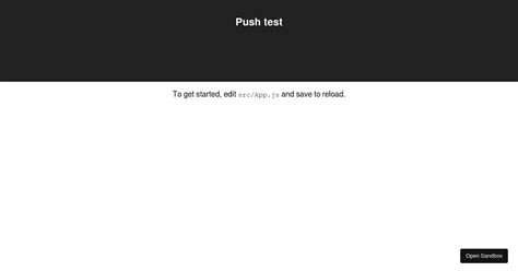 Stackblitz Test Codesandbox