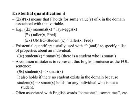 Basic Knowledge Representation In First Order Logic Ppt Programming Languages Computing