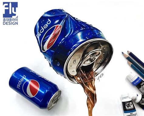 홍대 플라이미술학원 홍대미술학원캔펩시콜라콜라개체주간플라이