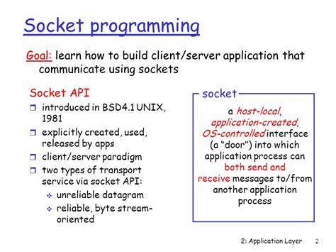 2 application layer1 chapter 2 application layer r 2 1 principles of