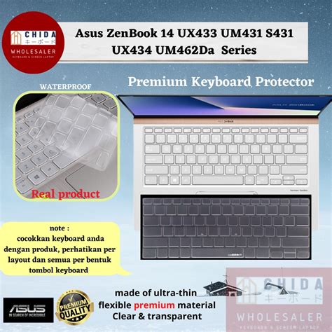 Jual Keyboard Protector Asus ZenBook UX UM S UX UM Da Series Premium Keyboard