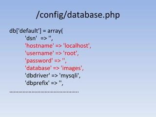 CodeIgniter Imagini In Mysql PPTX Databases Computer Software And Applications