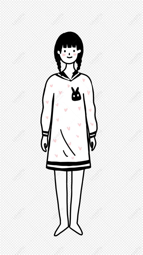스티커 여자 PNG 일러스트 무료 다운로드 Lovepik