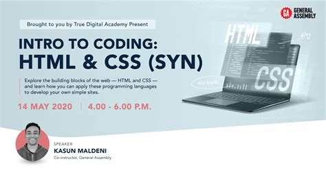 intro to coding html and css syn true digital academy