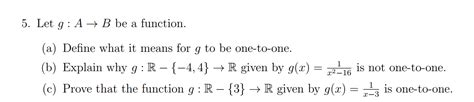 Solved Let G AB Be A Function A Define What It Means Chegg Com