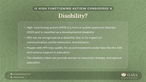 High Functioning Autism Symptoms Gaba Online Psychiatrist