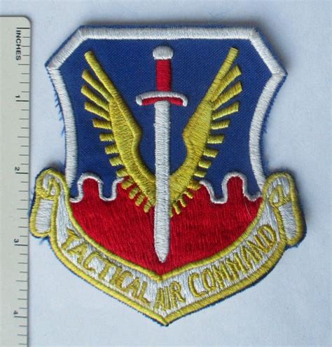 1950s 1960s Japanese Made Us Air Force Tactical Command Pocket Patch