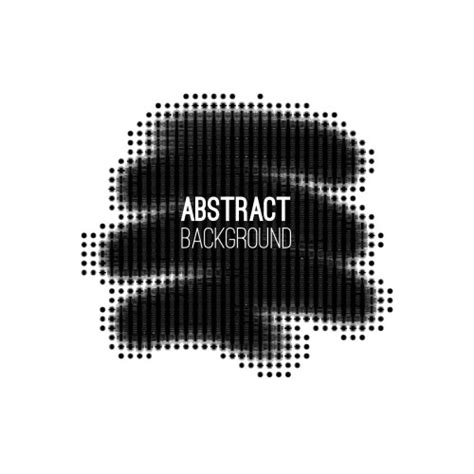 Convex Abstract Halftone Distorted Star Frame Vector Image