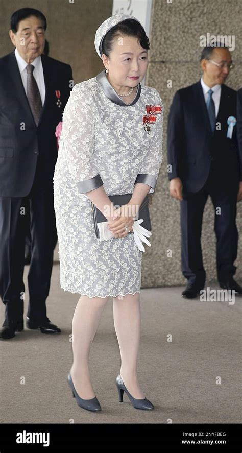 Japanese Princess Nobuko Arrives At An Award Ceremony Of The Florence