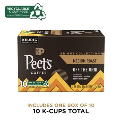 Peet S Coffee Off The Grid Medium Roast K Cup Coffee Pods 10 Ct