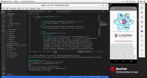 how to install react native cli on rhel clarusway