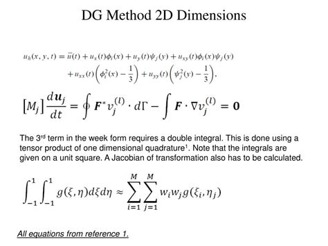 Ppt Discontinuous Galerkin Methods For Solving Euler Equations