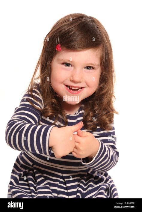 Pouce Levé Girl Banque De Photographies Et Dimages à Haute Résolution Alamy