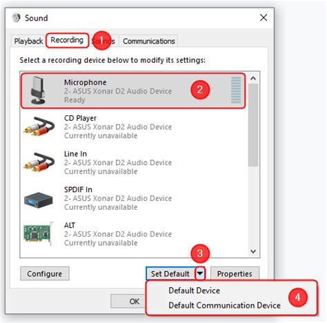 How To Set The Default Microphone In Windows 10 Digital Citizen