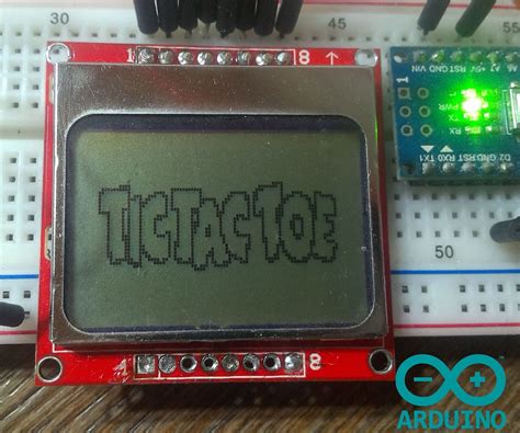 Nokia 5110 Lcd An Arduino Pro Mini 3 3v With 8mhz Clock Frequency Artofit