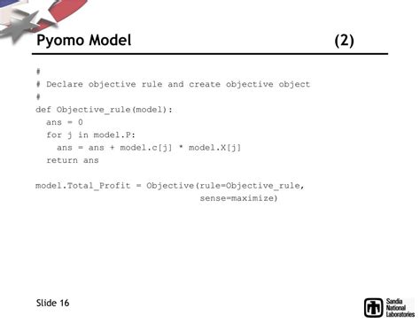 Ppt Coopr A Python Repository For Optimization Powerpoint Presentation Id5929958