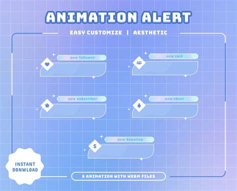 Aesthetic Animated Stream Package Transition Stream Etsy