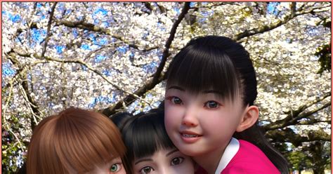 3d Computer Graphics Daz Studio Loli 神崎シスターズ001 Pixiv