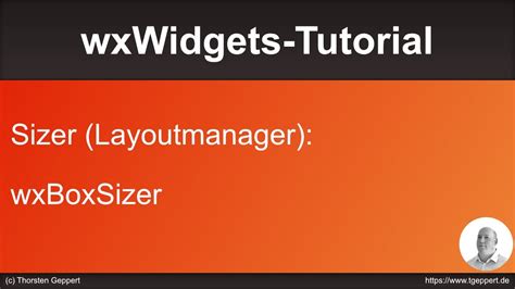Wxwidgets Tutorial 010 Wxboxsizer Youtube