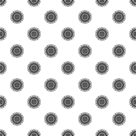 forest flower pattern seamless repeat background for any web design