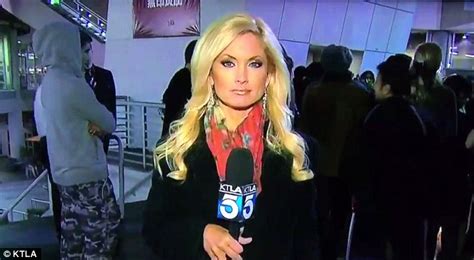 Ktlas Mary Beth Mcdade Nearly Attacked By Man During Live Hollywood